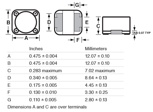 HRSPD125 Shielded Surface-Mount Inductors - Delevan | Mouser
