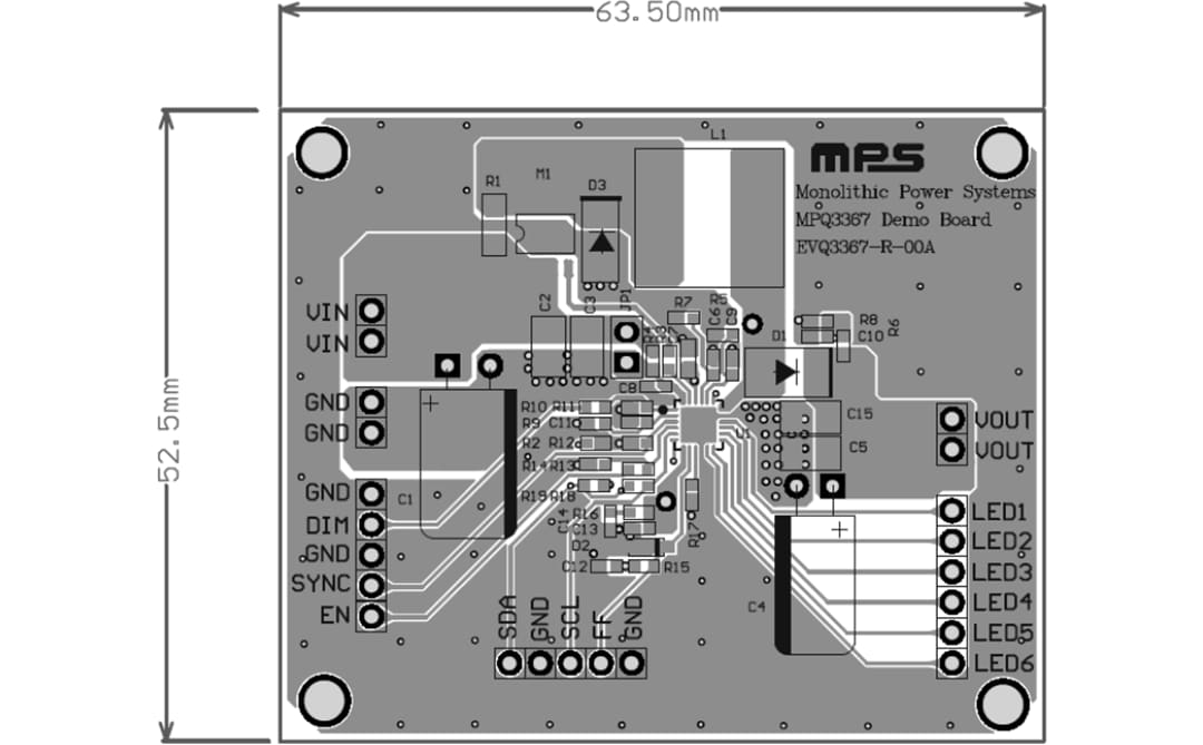 EVQ3367-R-01A Evaluation Board - MPS | Mouser