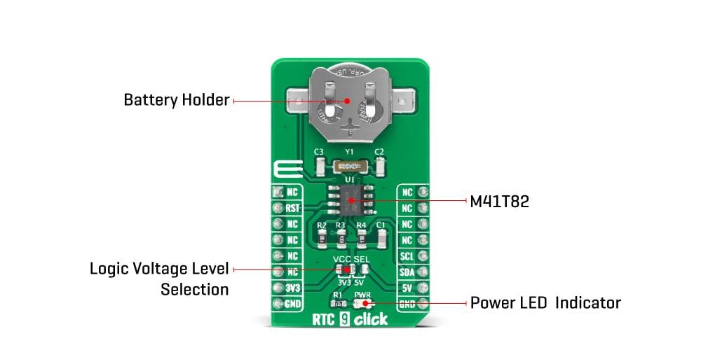 RTC 9 Click - Mikroe | Mouser