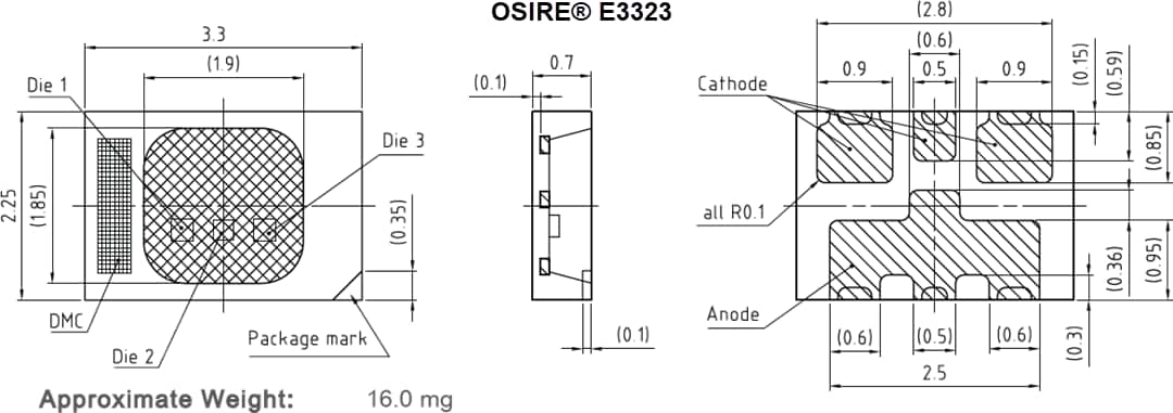 OSIRE E3323 RGB LEDs - ams OSRAM | Mouser