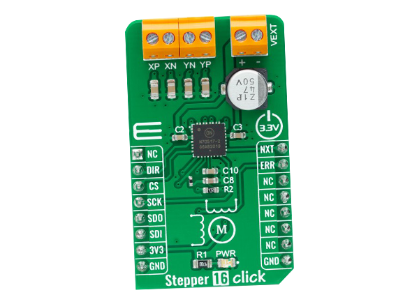 Stepper 16 Click - Mikroe | Mouser