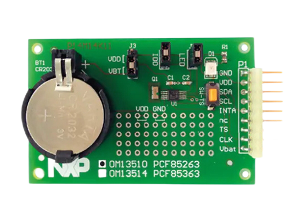 PCF85263A RTC Evaluation Board (OM13510) - NXP Semiconductors | Mouser