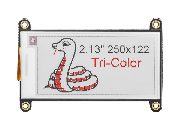 2.13 HD Tri-Color eInk/ePaper Display - Adafruit | Mouser