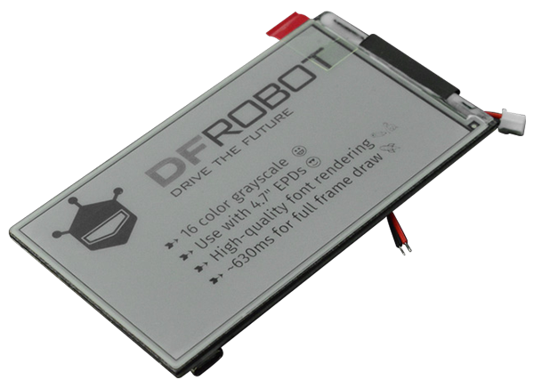 4.7" E-ink Screen for ESP32 - DFRobot | Mouser