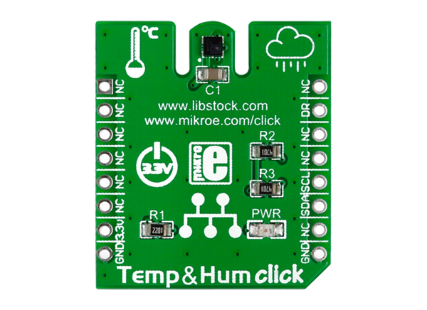 Temp & Hum 16 Click - Mikroe | Mouser