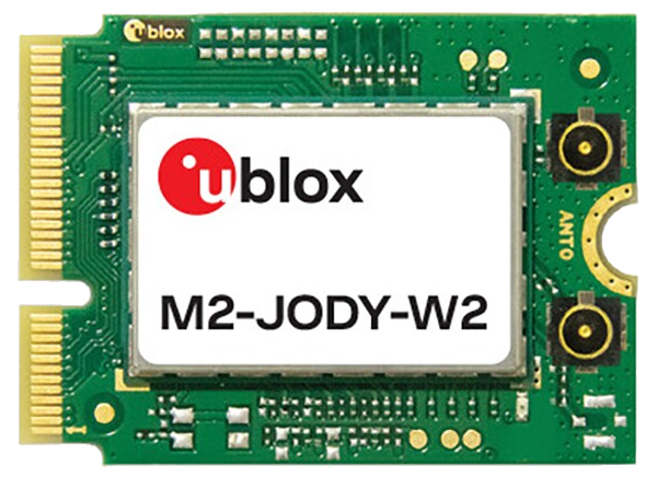 M2-JODY-Wx M.2 Wi-Fi/Bluetooth Expansion Cards - u-blox | Mouser
