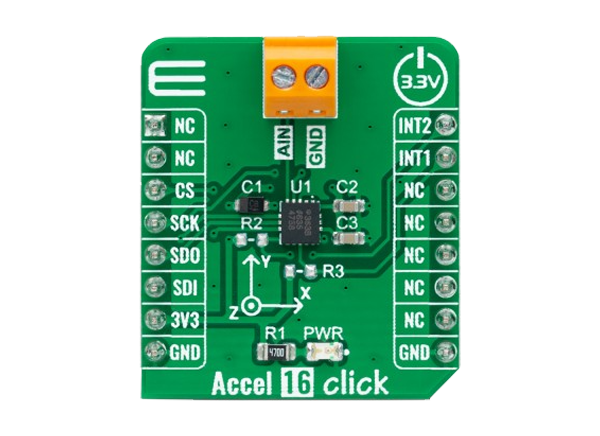 Accel 16 Click - Mikroe | Mouser