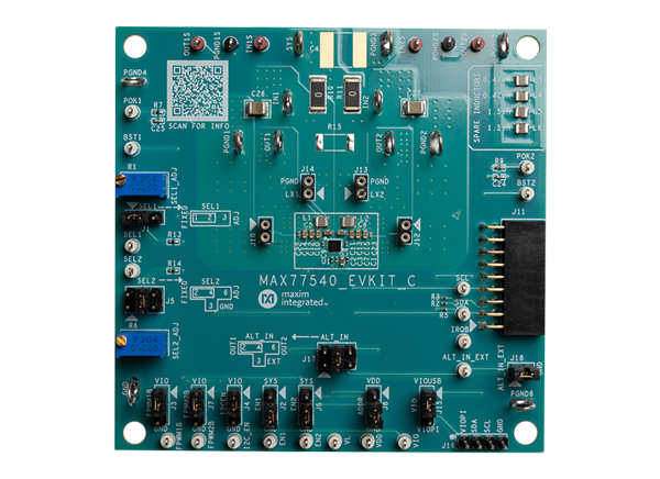 MAX77540EVKIT Converter Evaluation Kit - Analog Devices / Maxim Integrated | Mouser