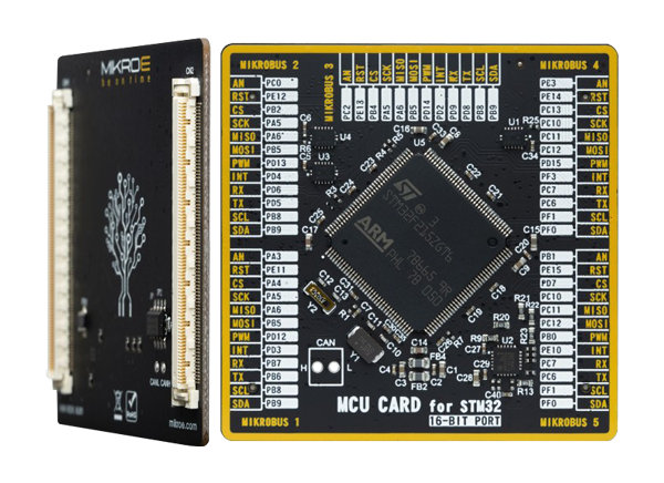 MCU CARD for STM32 STM32F215ZG - Mikroe | Mouser
