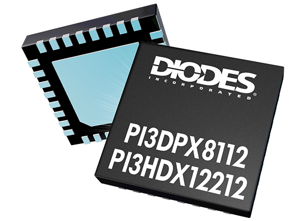 PI3DPX8112 1-to-2 Active Mux Linear ReDriver - Diodes Inc | Mouser