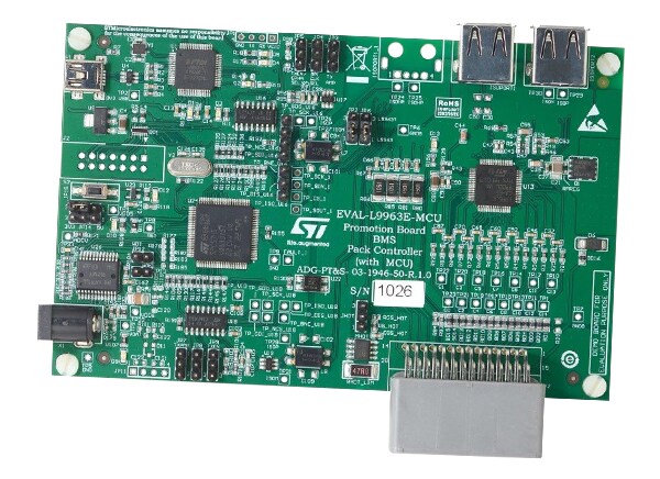EVAL-L9963E-MCU BMS IC Evaluation Board - STMicro | Mouser