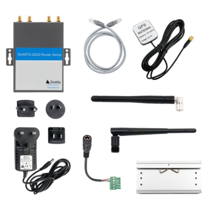 QUARTZ-GOLD Gigabit Ethernet LTE Routers (EU) - Siretta | Mouser