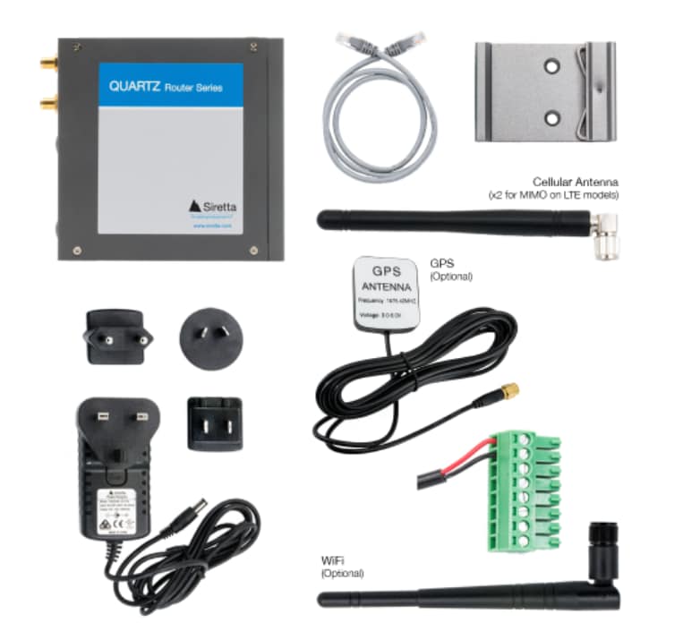 QUARTZ-LTE Dual Port LTE Routers (EU) - Siretta | Mouser