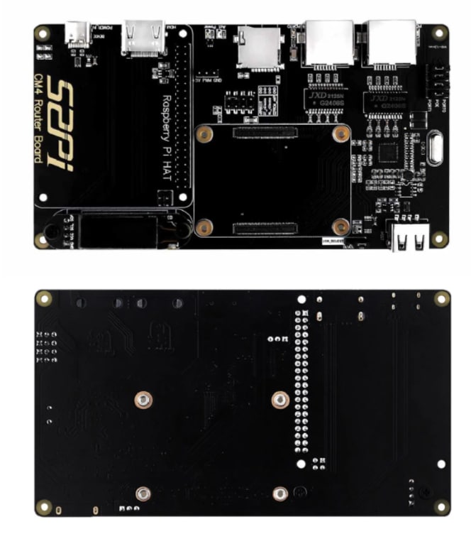 Raspberry Pi Router Board for CM4 Module - Seeed Studio | Mouser
