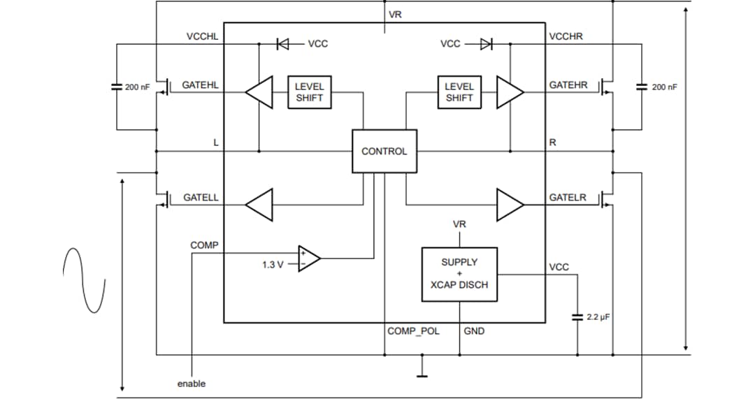 TEA2209T Active Bridge Rectifier Controller - NXP Semiconductors | Mouser