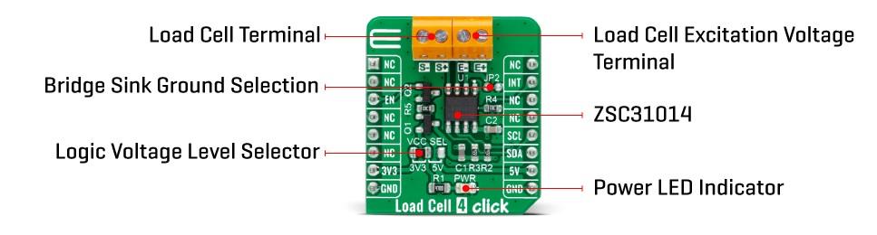 Load Cell 4 Click - Mikroe | Mouser