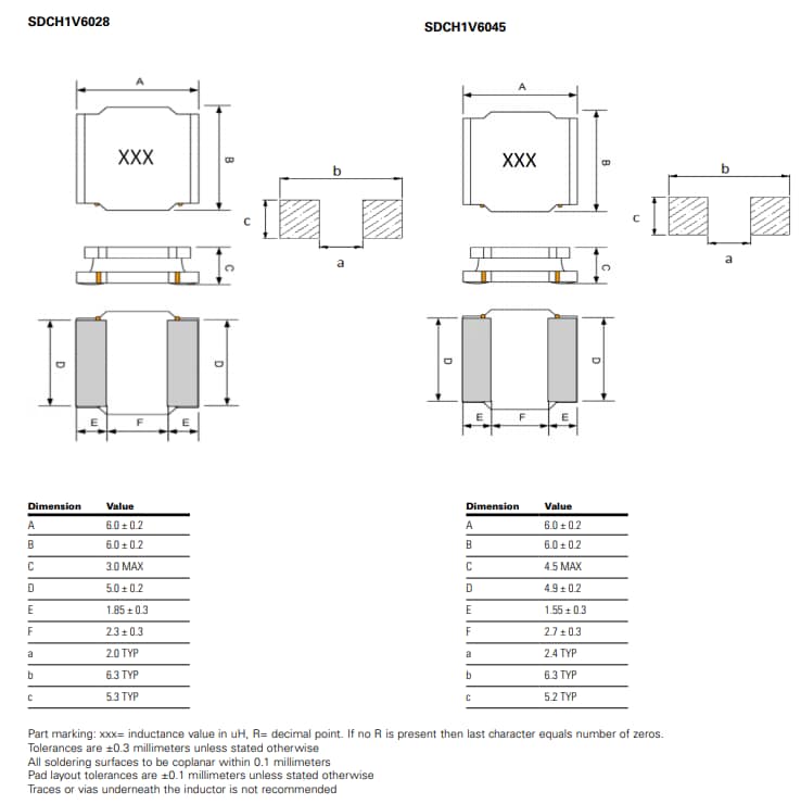 SDCL & SDCH Semi-Shielded Power Inductors - Eaton Electronics | Mouser