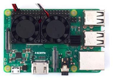 Raspberry Pi Dual Cooling Fans Kit - DFRobot | Mouser