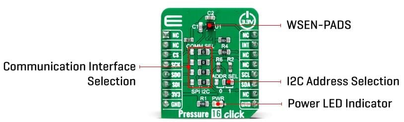 Pressure 16 Click - Mikroe | Mouser