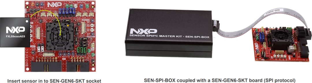 SEN-GEN6-SKT Socket Evaluation Board - NXP Semiconductors | Mouser