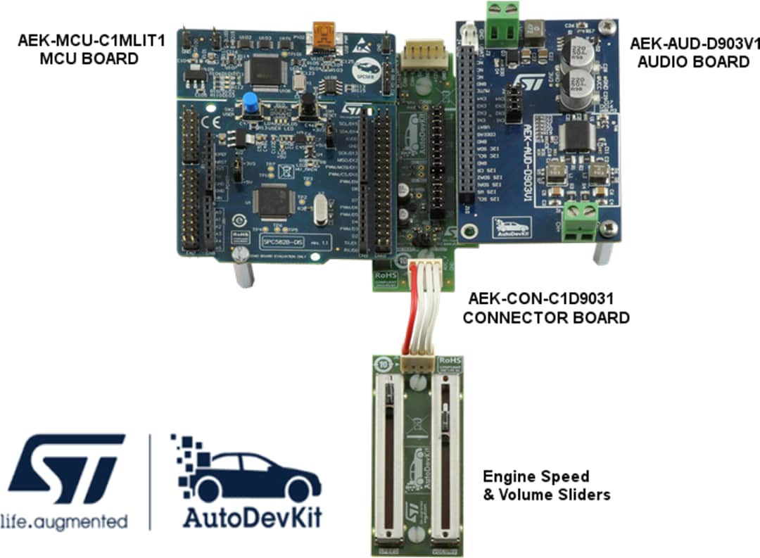 Acoustic Vehicle Alerting System with AutoDevKit - STMicro | Mouser