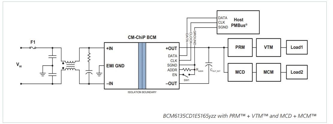 BCM6135 65A BCM Bus Converter - Vicor | Mouser