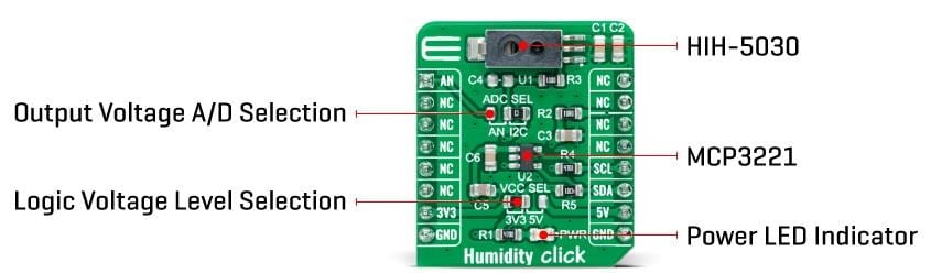 Humidity Click - Mikroe | Mouser