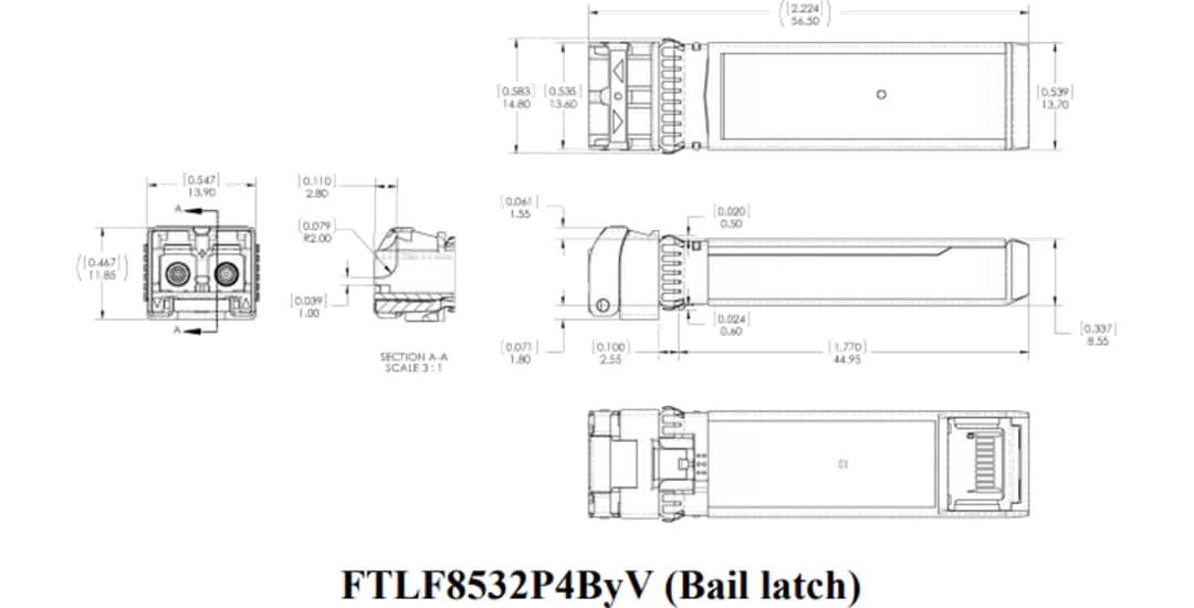 FTLF8532P5xxV 32G Fiber Channel SFP28 Transceivers - Coherent | Mouser