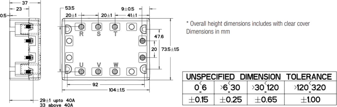 SSR3 3-Phase Solid State Relays - TE Connectivity / Potter & Brumfield ...
