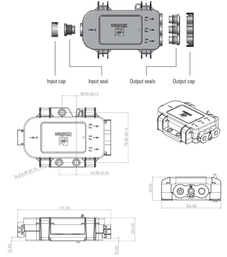 MDB Series MIDI Power Distribution Fuse Holders - Littelfuse | Mouser
