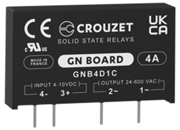GN Board SIP Solid State Relays - Crouzet | Mouser