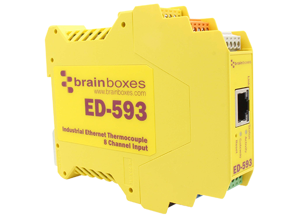 ED-593 Ethernet to 8 Thermocouple Input - Brainboxes | Mouser