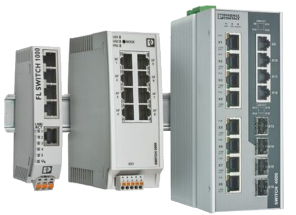 FL 1000NT Industrial Unmanaged Ethernet Switches - Phoenix Contact | Mouser