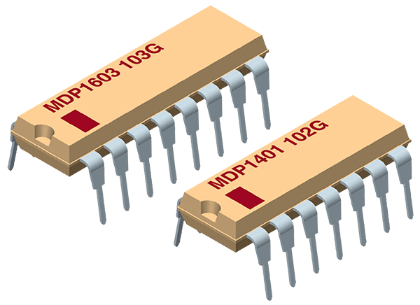 MDP Dual-In-Line Thick Film Resistor Networks - Vishay / Dale | Mouser
