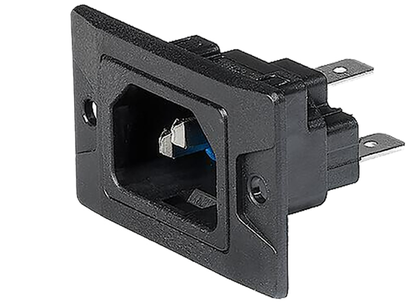 6080 IEC Appliance Inlet C14/C18 Connectors - Schurter | Mouser