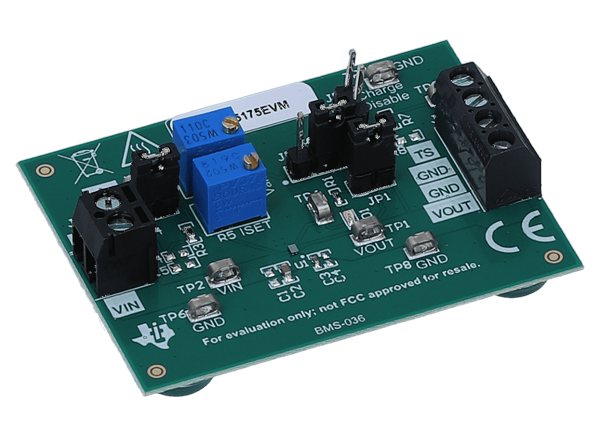 bq25175EVM Charger Evaluation Module (EVM) - TI | Mouser