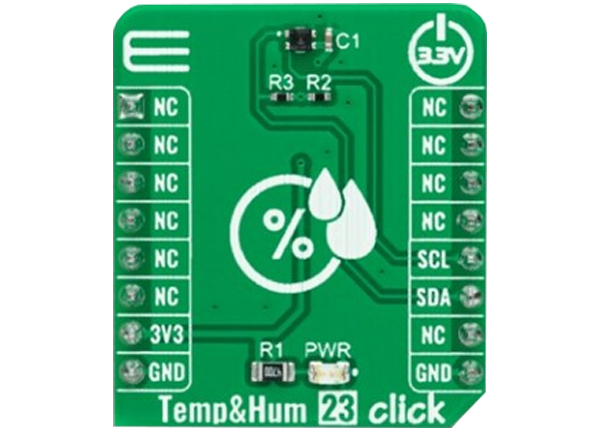 Temp&Hum 23 Click - Mikroe | Mouser