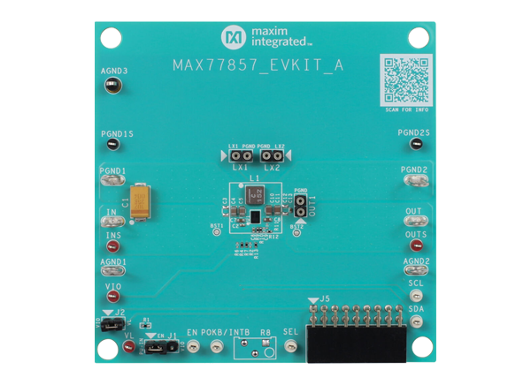 MAX77857 Evaluation Kit - Analog Devices / Maxim Integrated | Mouser