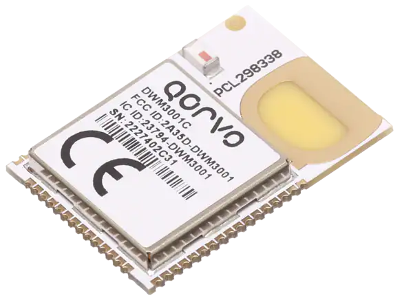 DWM3001C 6.5 & 8.0GHz Ultra-Wideband (UWB) Module - Qorvo | Mouser