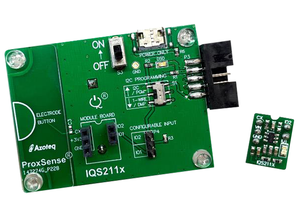 IQS211BEV02-S Evaluation Kit - Azoteq | Mouser
