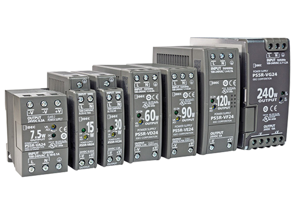 PS5R-V Compact Switching Power Supplies - IDEC | Mouser