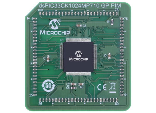 V74M01A dsPIC33CK1024MP710 General Purpose PIM - Microchip Technology | Mouser