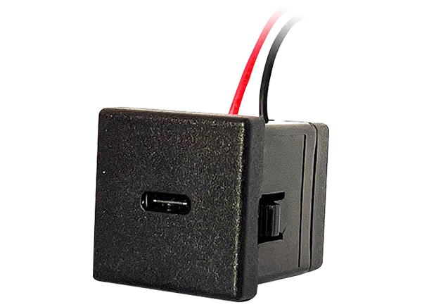 QKRC Snap-in USB Type C Power Supply Receptacle - Qualtek Electronics ...