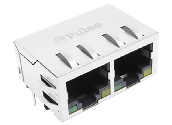 E5J88 Latch/Tab-Up RJ45 Industrial Connectors - Pulse Electronics | Mouser