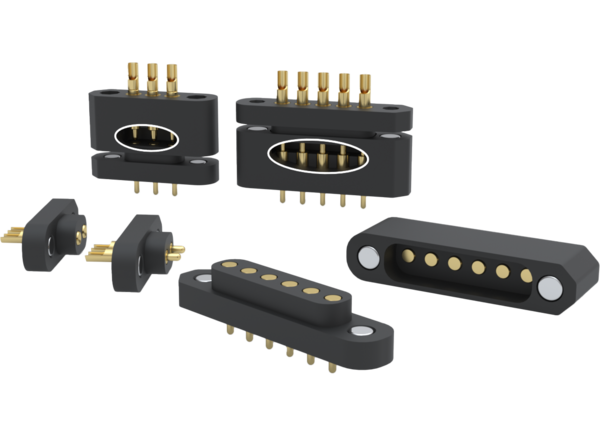 Maxnetic® Spring-Loaded Connectors - Mill-Max | Mouser