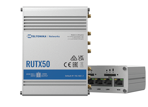 RUTX50 Industrial 5G Routers - Teltonika | Mouser