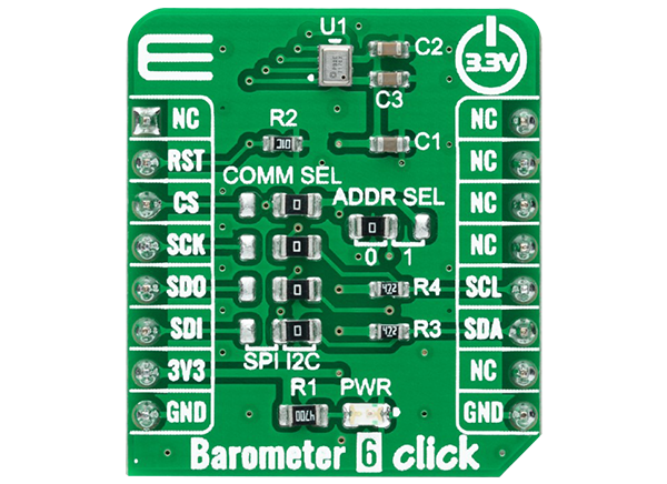 Barometer 6 Click - Mikroe | Mouser