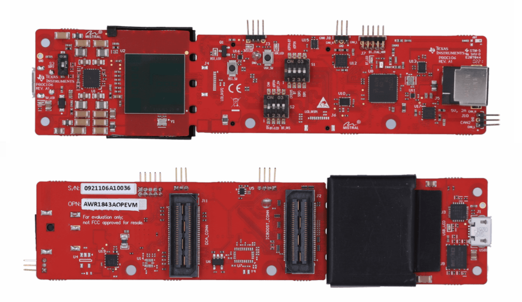 AWR1843AOPEVM Evaluation Module (EVM) - TI | Mouser