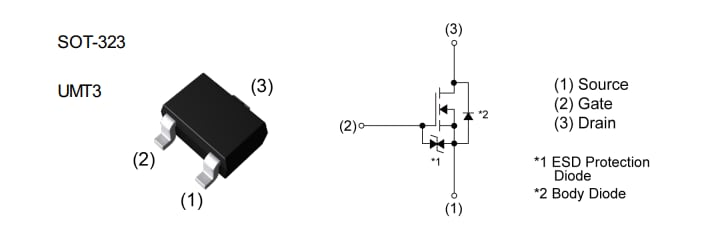 BSS138W Small Signal MOSFET - ROHM | Mouser