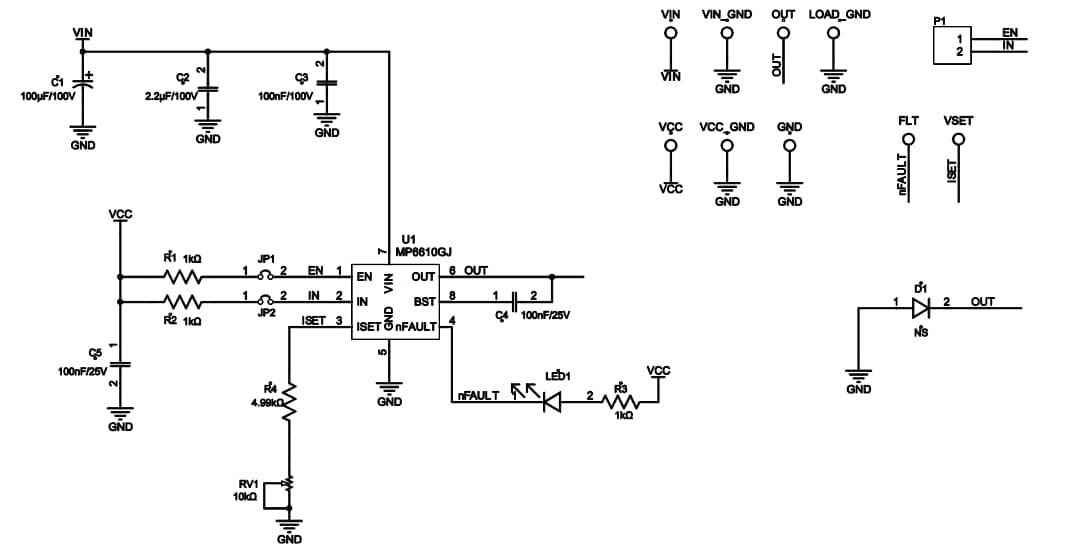 EV6610-J-00A Evaluation Board - MPS | Mouser